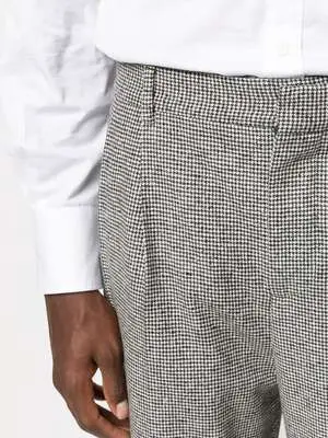 Brunello Cucinelli Micro-houndstooth Pattern Trousers