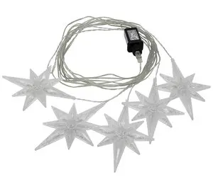 LUMABASE Electric North Star Curtain String Lig Hts - One-color