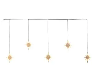 LUMABASE Electric North Star Curtain String Lig Hts
