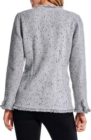 NIC+ZOE Fringe Knit Blazer