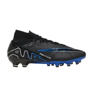 Nike Zoom Mercurial Superfly Elite Ag Pro Soccer Cleats - Black