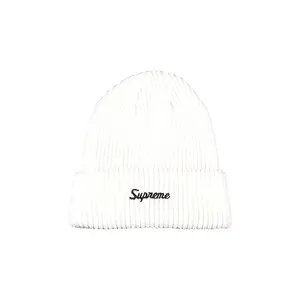 Supreme Loose Gauge Beanie - White