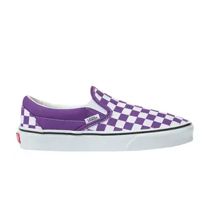 VANS Classic Slip-On Checkerboard Purple