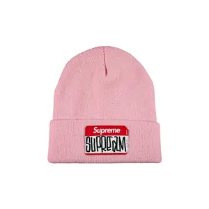 Supreme Gonz Nametag Beanie - Pink