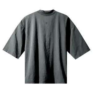 Yeezy Engineered Balenciaga Logo 3/4 Sleeve Tee 'dark - Green