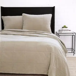 POM POM AT HOME Amsterdam Coverlet, Queen - Taupe
