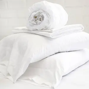 POM POM AT HOME Cotton Percale Sheet Set, Queen - White