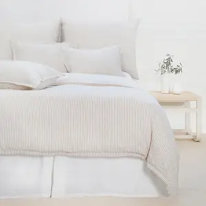 POM POM AT HOME Connor Duvet Cover, Queen - Ivory/amber