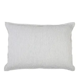 POM POM AT HOME Connor Sham, Standard - Ivory/denim