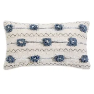 POM POM AT HOME Izzy Decorative Pillow - Ivory/denim