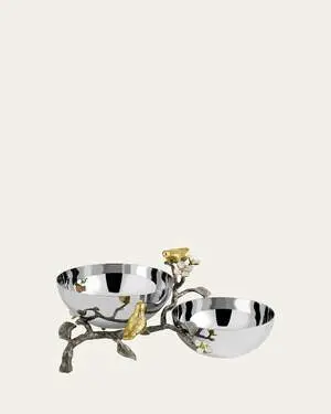 Michael Aram Lovebirds Double Dish - One-color