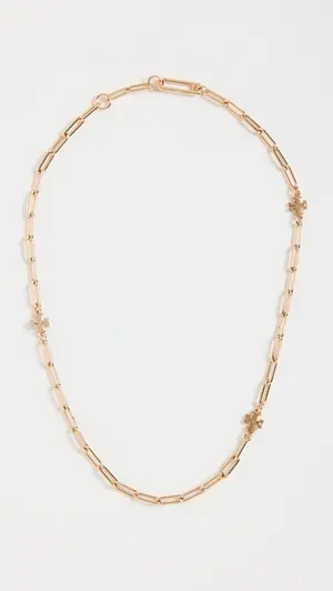 Tory Burch Good Luck Chain Necklace - Tory Gold