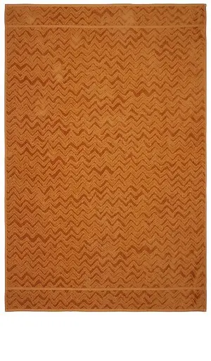 Missoni Rex Bath Sheet In Burnt Orange