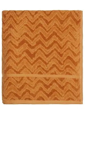 Missoni Rex Bath Sheet In Burnt Orange