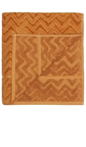 Missoni Rex Bath Sheet In Burnt Orange