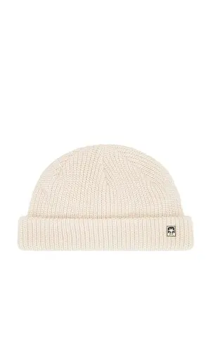 Obey Obey Micro Beanie Blanc De Blanc
