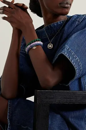 SYDNEY EVAN Evil Eye Charm Bracelet