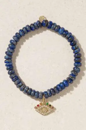 SYDNEY EVAN Evil Eye Charm Bracelet