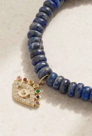 SYDNEY EVAN Evil Eye Charm Bracelet