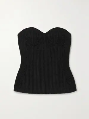 Wardrobe.NYC Strapless Bustier Top