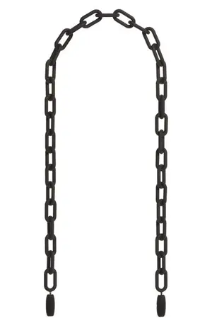 OSSA Oval Link Chain Shoulder Strap - Black Metal