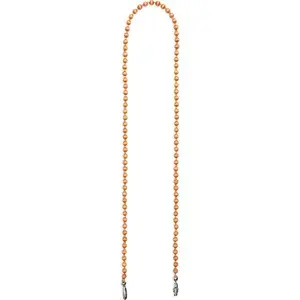 OSSA Wood Beaded Crossbody Strap - Walnut
