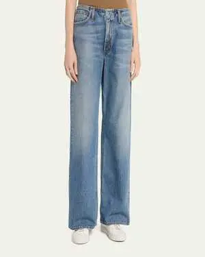 AGOLDE Lex Low-rise Wide-leg Jeans