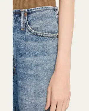 AGOLDE Lex Low-rise Wide-leg Jeans