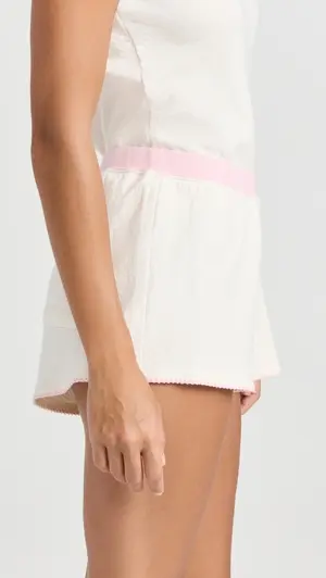 Morgan Lane Tate Shorts - Rosewater