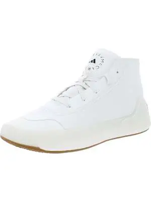 Adidas By Stella McCartney Asmc Treino Mid Womens Laceup Comfort Casual And Fashion Sneakers - White