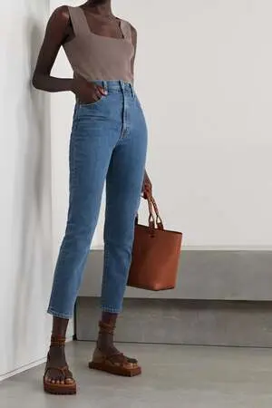 SLVRLAKE Beatnik Ankle Jean In Forever - Blue