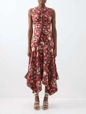Ulla Johnson Alma Dress In Anemone - Multi