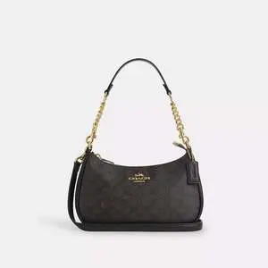 COACH OUTLET Coach Teri Shoulder Bag - Brown