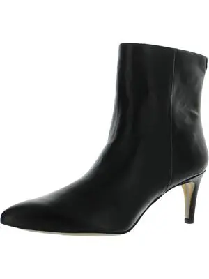 Sam Edelman Ulissa Womens Zipper Heels Ankle Boots - Black