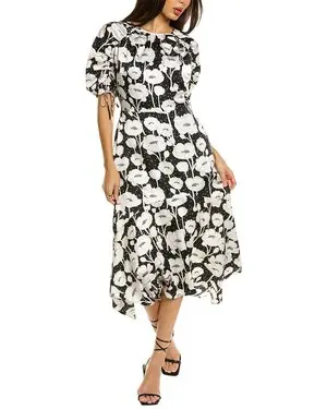 Ted Baker London Abriee Midi Dress - White