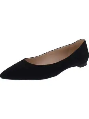 Sam Edelman Sally Womens Slip On Pointed Toe Flats - Black
