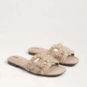 Sam Edelman Bay Perla Slide Sandal In Warm Tan - Beige
