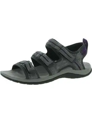 Merrell Siren 2 Strap Womens Leather Comfort Flat Sandals - Grey