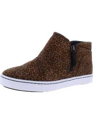 Clarks Pawley Joy Womens Leather Sneaker Shooties - Brown