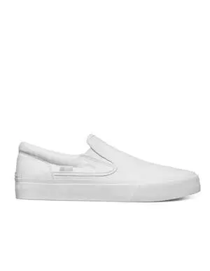 DC SHOES Trase Canvas Slip On Shoes In White/white - Multi