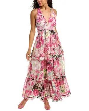 Rococo Sand Halter Maxi Dress - Multi