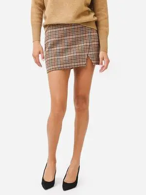 A.L.C. Rylee Skirt In Deep Lilac Multi - Brown