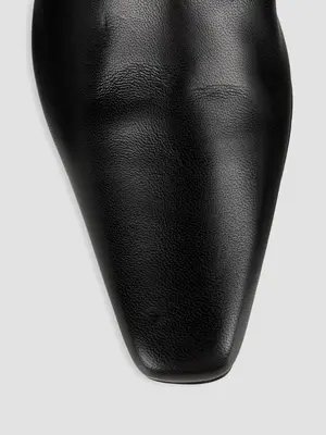Staud Western Wally 50mm Leather Knee-high Boots - Black