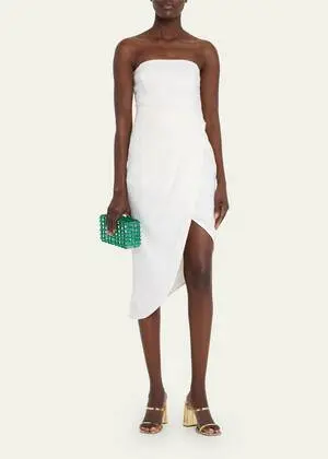 Cult Gaia Rina Caged Clear Clutch Bag