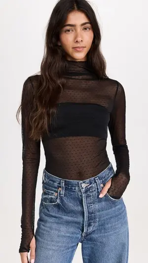 Free People On The Dot Layering Top