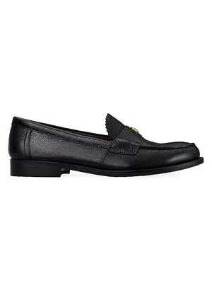 Tory Burch Perry Leather Loafers - Black