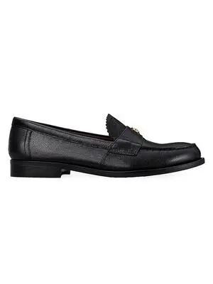 Tory Burch Perry Leather Loafers - Black