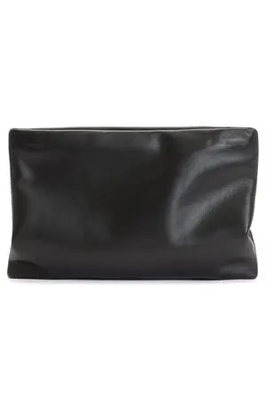 ALLSAINTS Bettina Eyelet Leather Clutch
