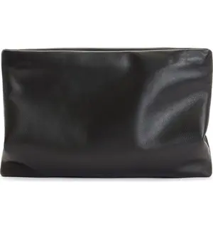 ALLSAINTS Bettina Eyelet Leather Clutch
