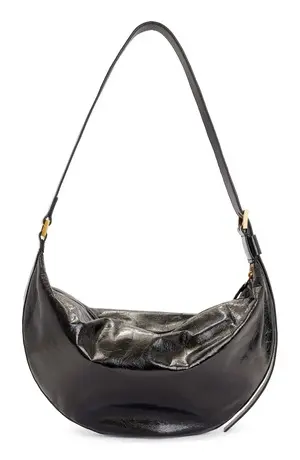 ALLSAINTS Half Moon Leather Shoulder Bag